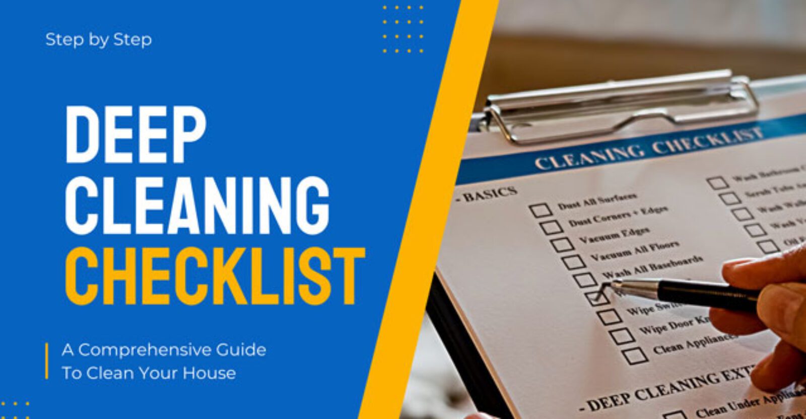 Deep Cleaning Checklist for House: A Comprehensive Guide