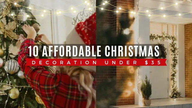 10 Affordable Christmas Decorations Under $35 - Amend Home