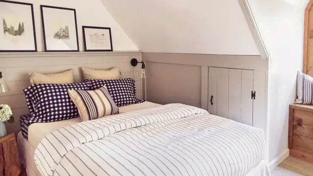 13 Creative Ideas to Decorate Your Slanted Wall Bedroom