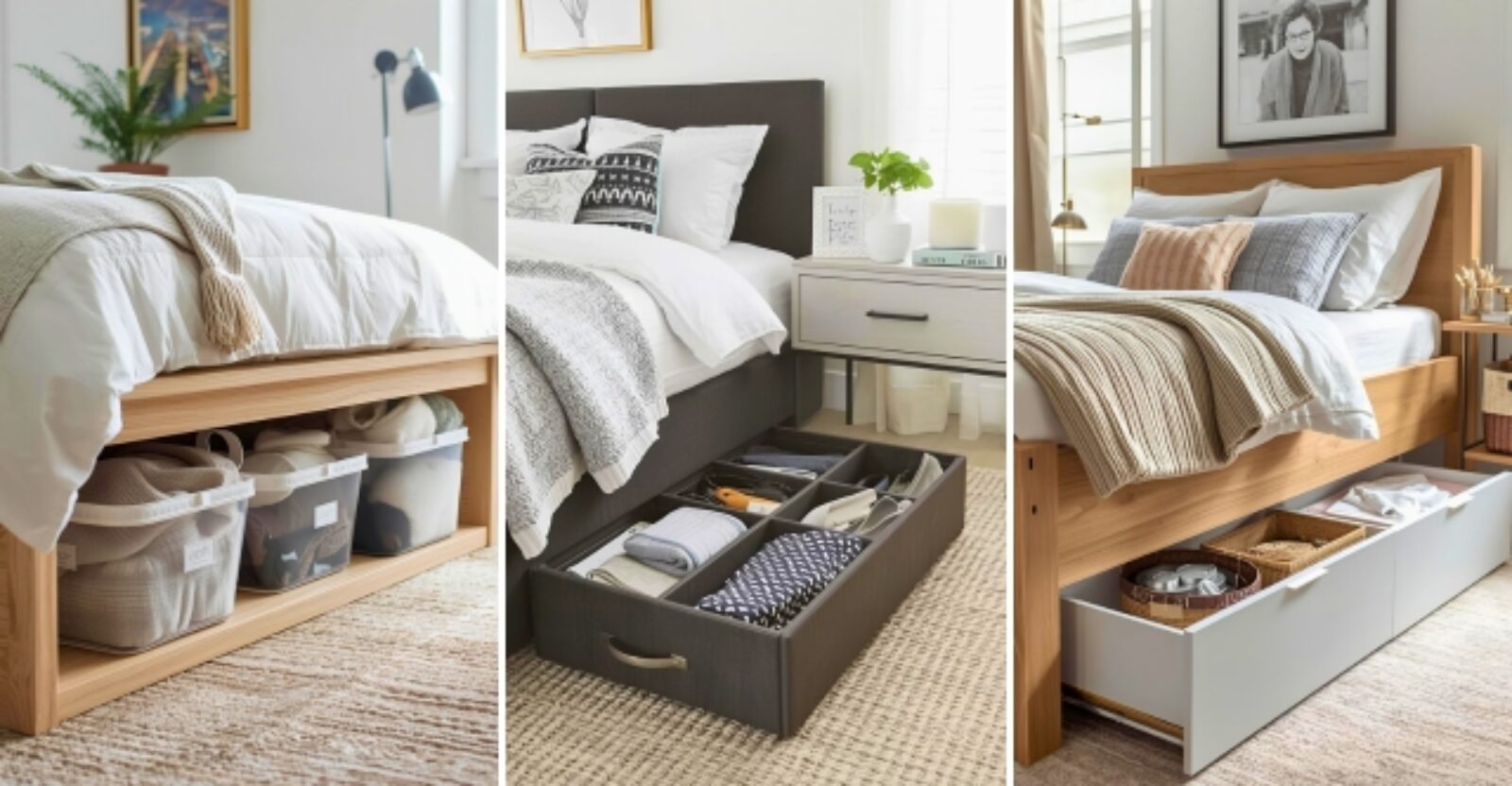 7 Best Under Bed Storage Solutions to Declutter & Maximize Your Space